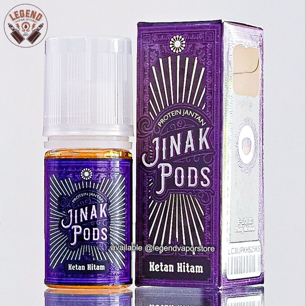 Jual SALT NIC - LIQUID JINAK PODS Ketan Hitam 30ML 25MG AUTHENTIC ...