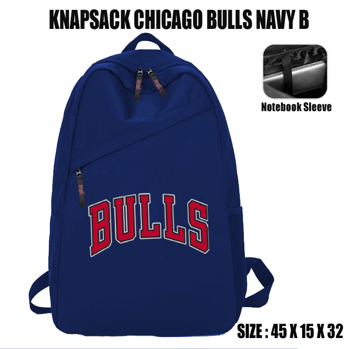 Jual TAS RANSEL BASKET CHICAGO BULLS - BACKPACK SEKOLAH BULLS - TAS ...