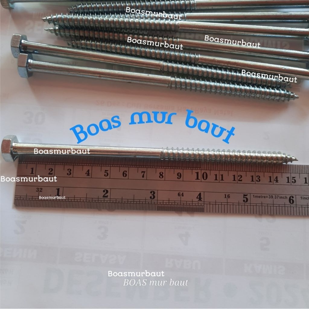 Jual Baut tembok 15 cm kunci 13 5/16x6 boasmurbaut | Shopee Indonesia