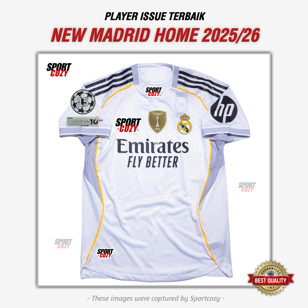 Jual (PLAYER ISSUE) JERSEY RM FC HOME NEW SEASON 2025/2026 JERSEY ...