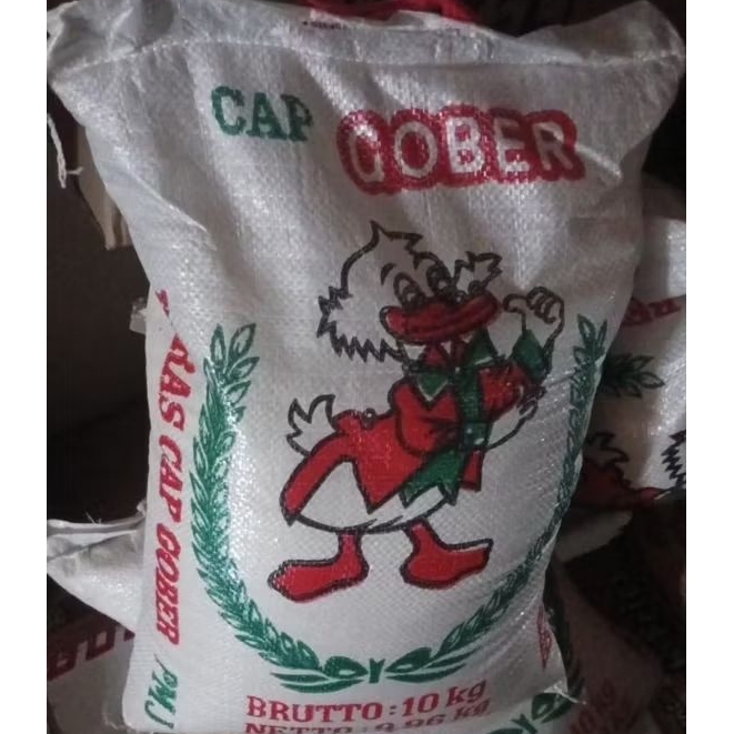 Jual beras 10 kg cap Gober (bila tak merek gober akan dikirim dengan ...