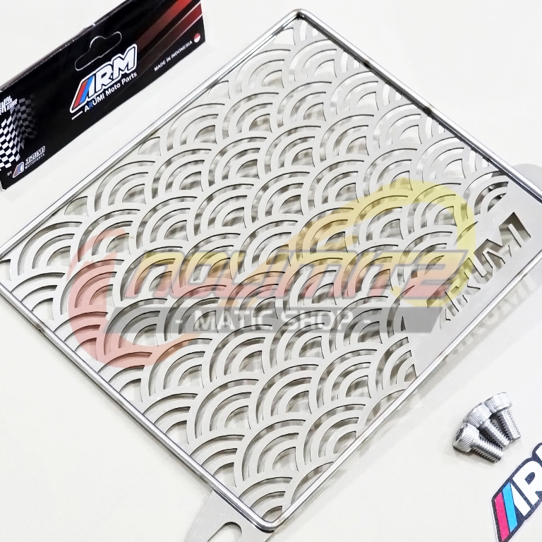 Jual Cover Tutup Radiator ARM Arumi Geisha Yamaha NMAX Aerox 155 Lexi ...