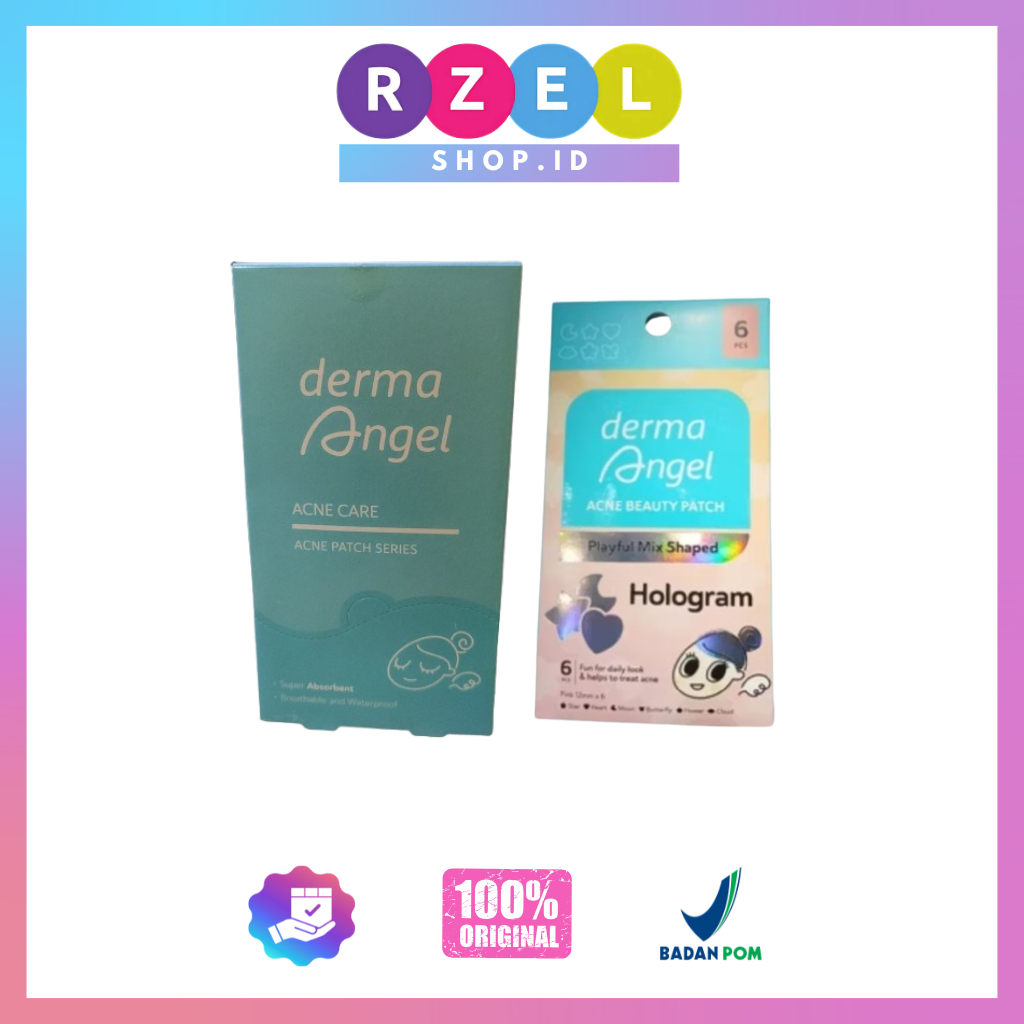 Jual Derma Angel Acne Patch 1 BOX | 1 PAK Hologram (RZEEL) | Shopee ...