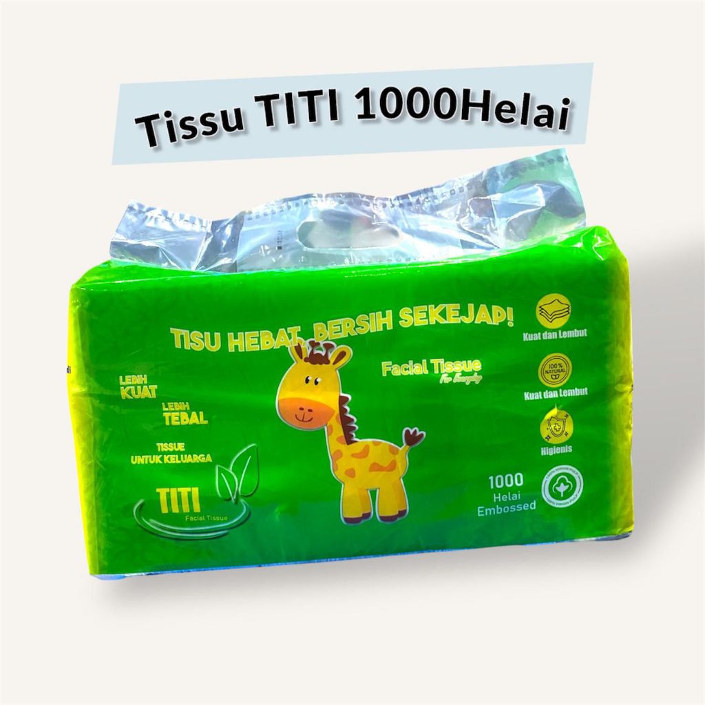Jual TISSUE TITI 1000 HELAI PAKET 1 PCS | Shopee Indonesia