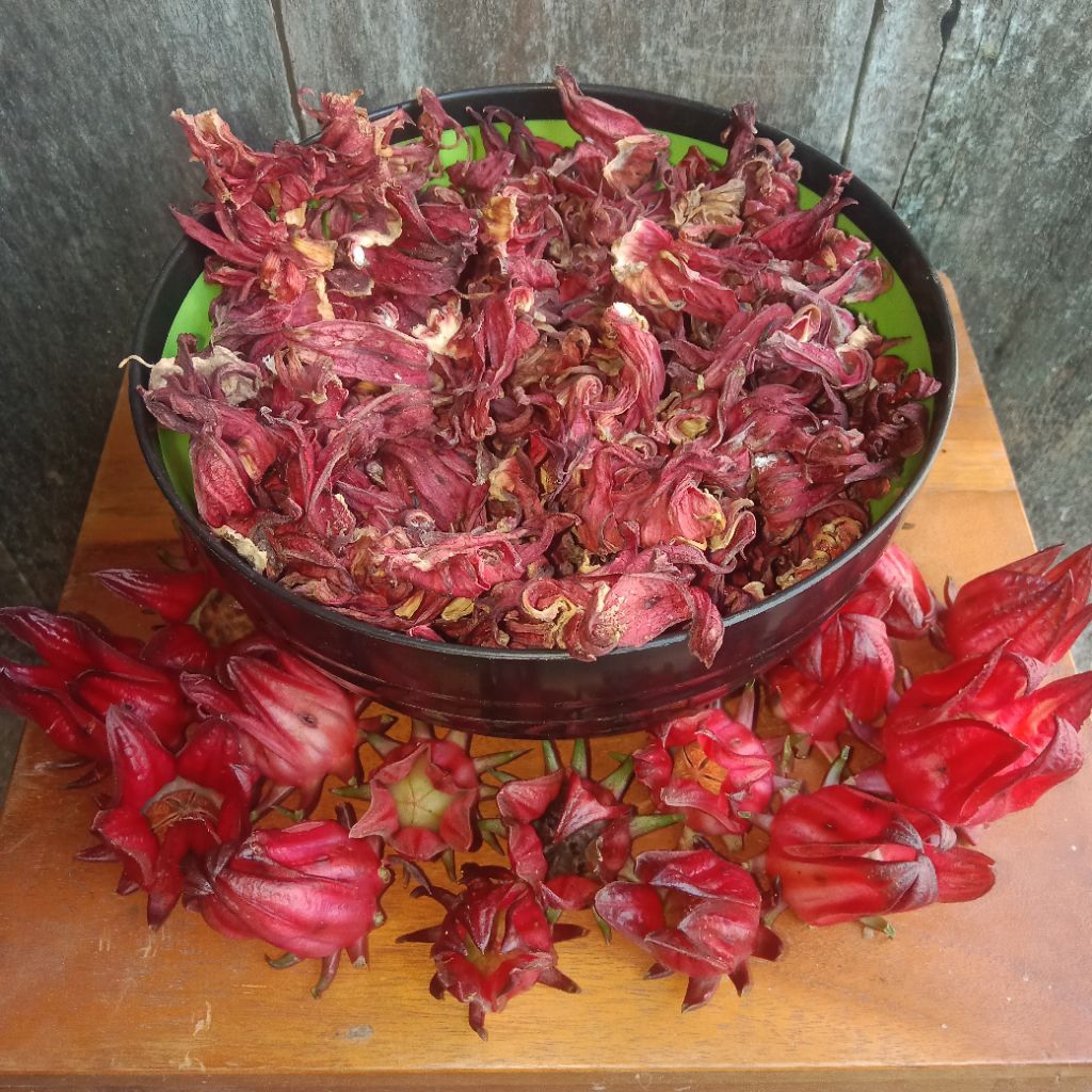 Jual Teh Bunga Rosella Merah Kering Kemasan 100gr | Shopee Indonesia