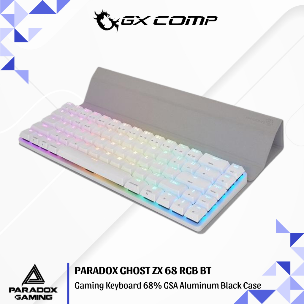 Jual Paradox Gaming ZX68 RGB BT | Keyboard 68% rgb | Alumunium Low ...