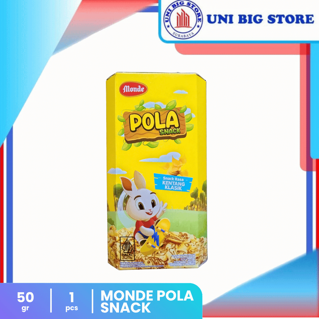 Jual Monde Pola Snack 50 gr Biskuit Kentang Gurih | Shopee Indonesia