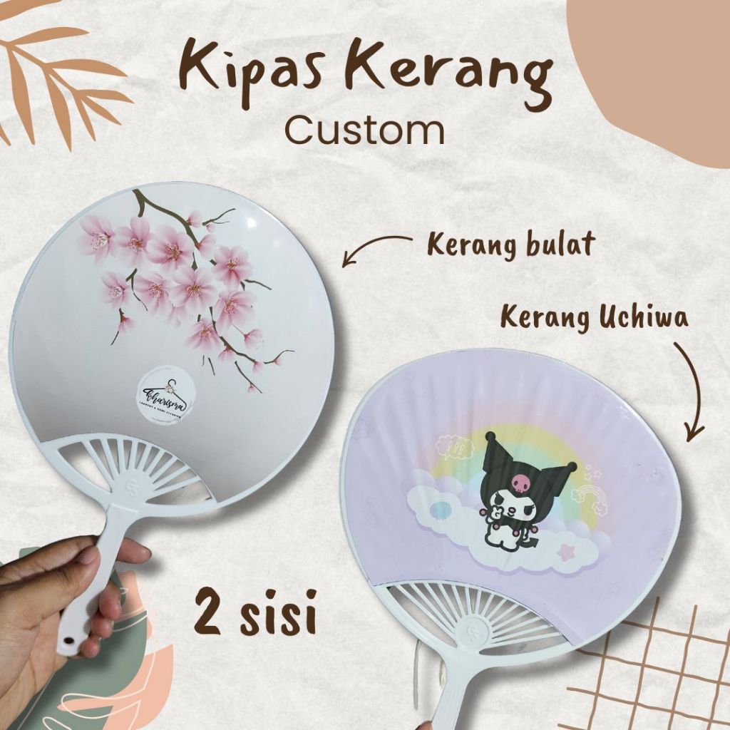 Jual KIPAS KERANG / KIPAS CUSTOM MURAH / KIPAS SOUVENIR / KIPAS PARTAI ...