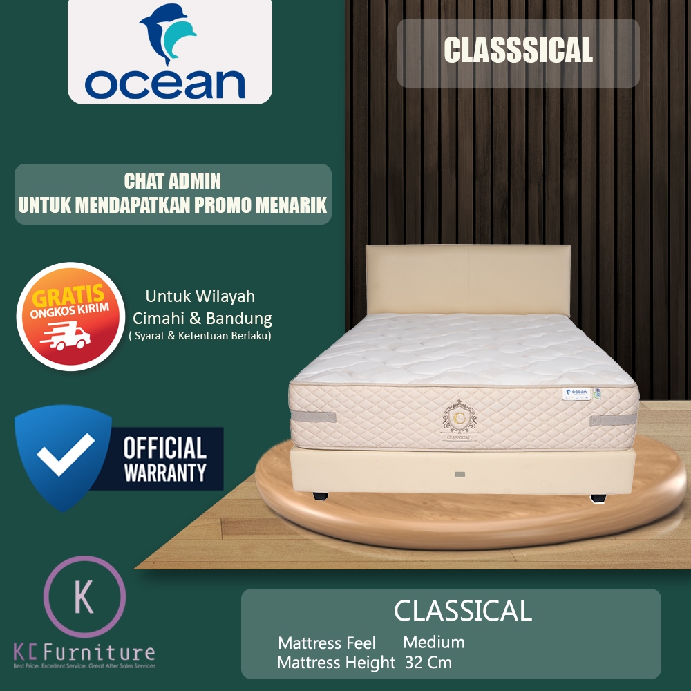 Jual Kasur Springbed Ocean - Classical ( Full Set / Matrass Saja ) | Shopee Indonesia