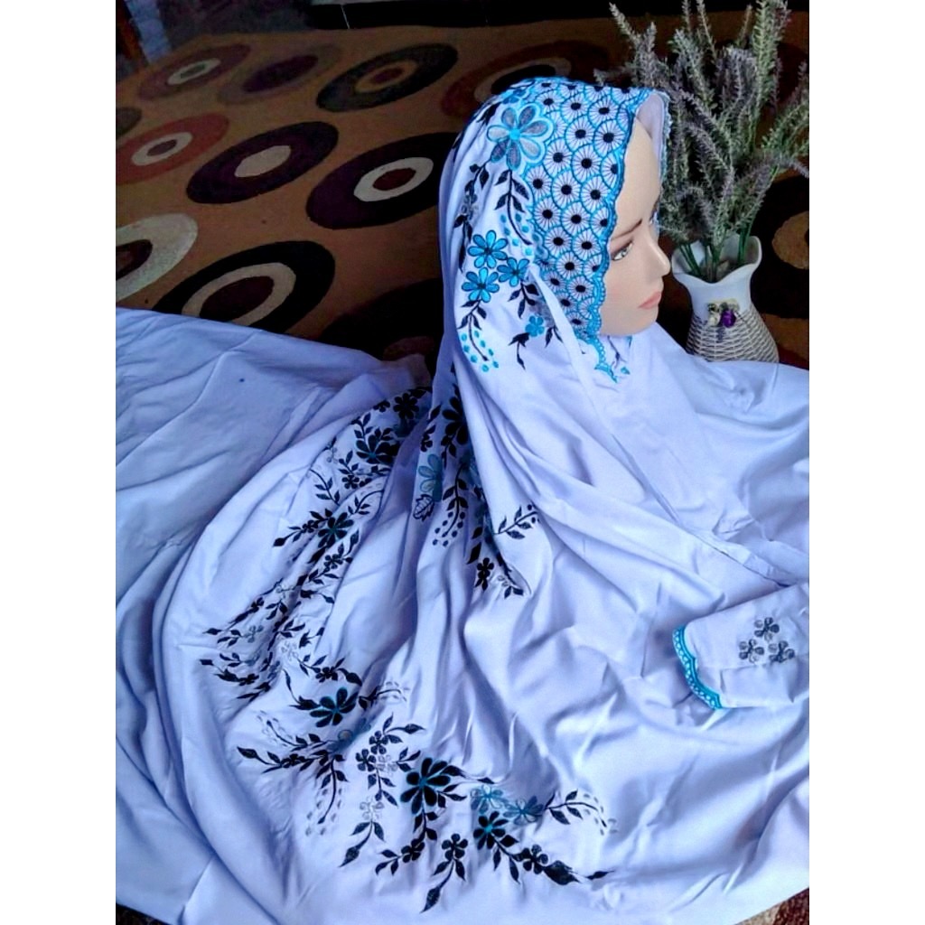 Jual MUKENA POCONG PUTRI TERUSAN DEWASA KAIN POLINO MIKRO LEMBUT SUTERA ...