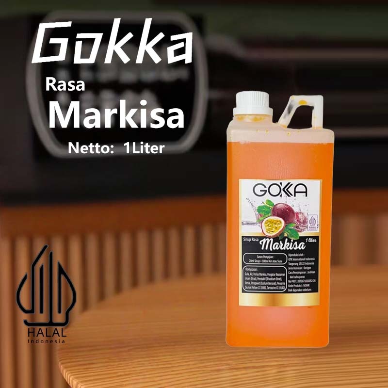 Jual Gokka Sirup Markisa 1L - Minuman Segar Rasa Markisa / Markisa ...