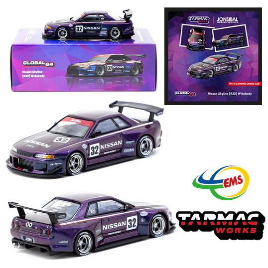 Jual T64G-061-MP - Tarmac Works 1/64 Nissan Skyline (R32) Widebody ...