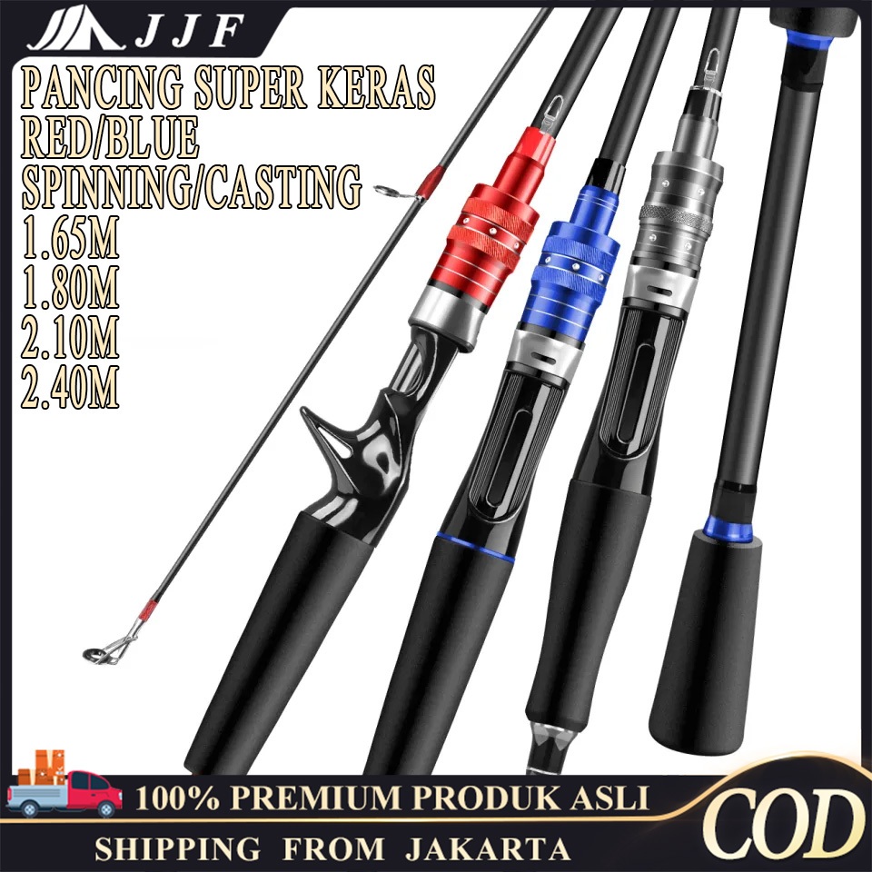 Jual Joran pancing portabel/Joran UL/2 bagian/1.65M -2.4M/tongkat putar ...