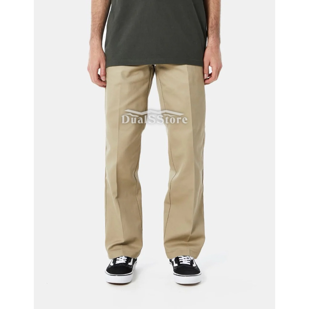 Jual (COD) Celana Panjang Pria Chino Standar Reguler Straight Loose Fit - Workpants Celana ...