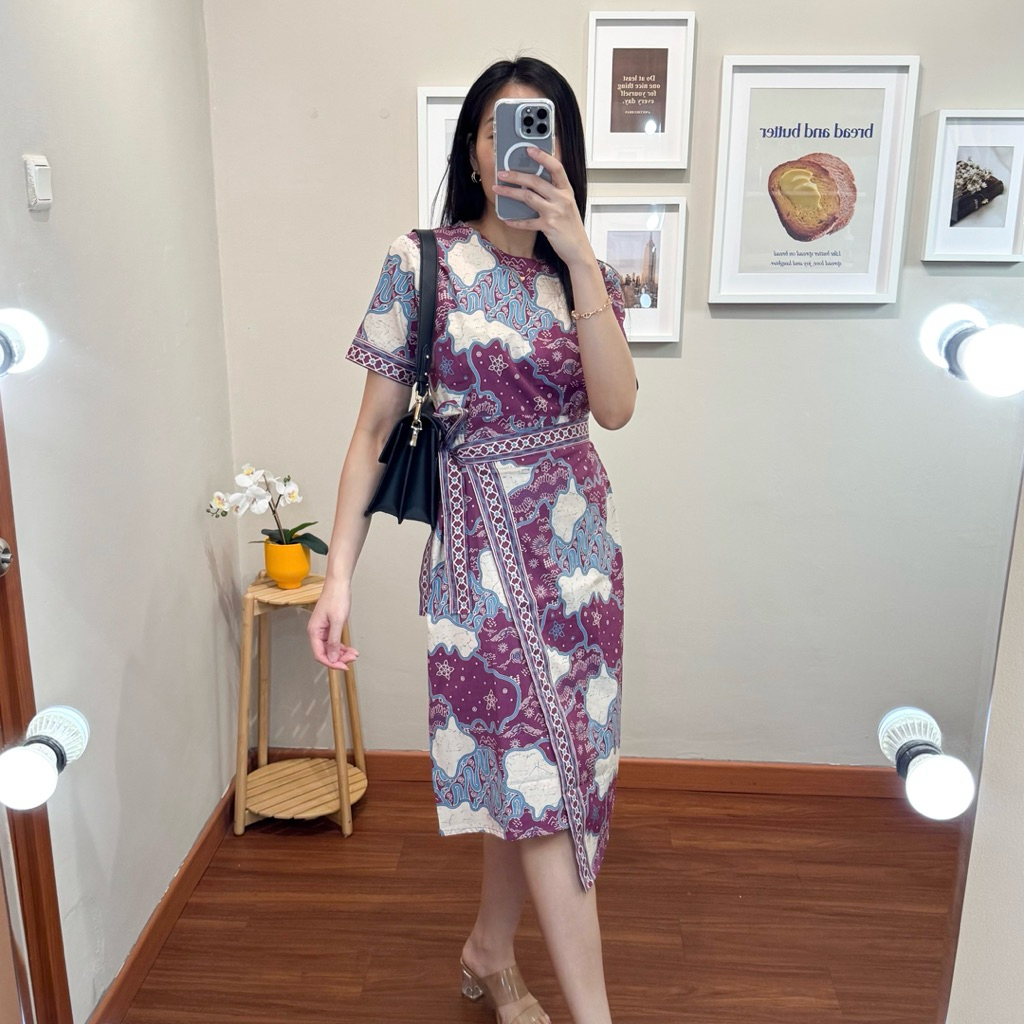 Jual Dress Terusan Batik Wanita Premium - Nusantara Batik Dress ...