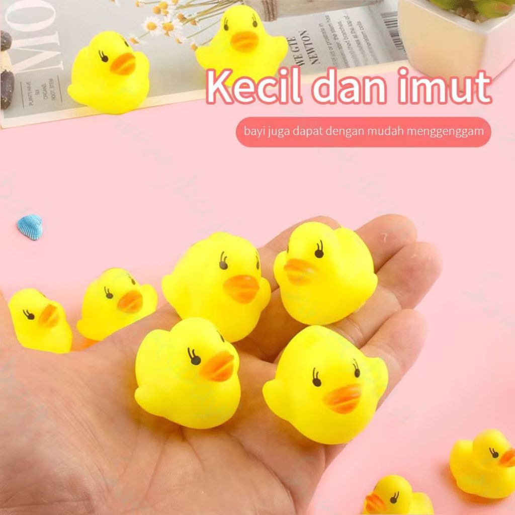 Jual Mainan Bebek Mini / Bebek Karet / Mainan Mandi Anak / Baby Bath ...