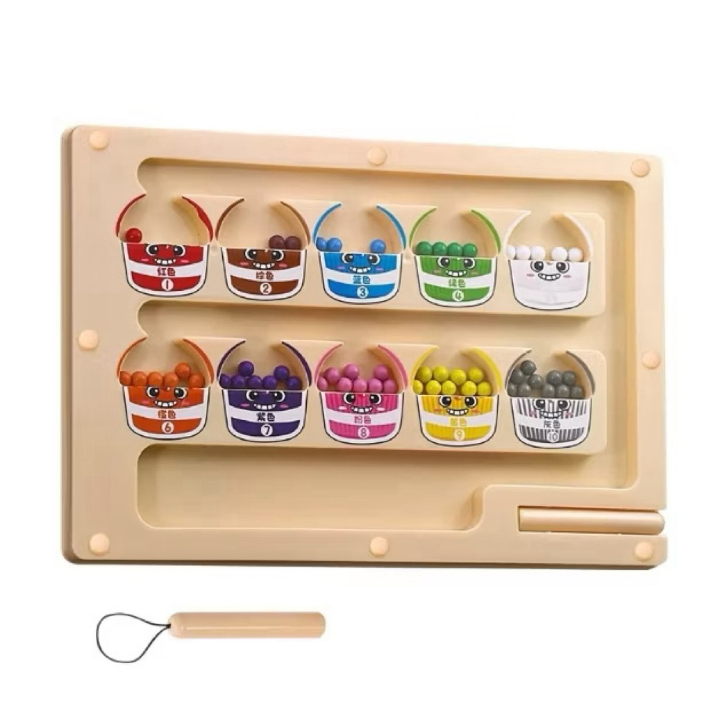 Jual Mainan Edukasi Anak Papan Berhitung Magnetic Color Classification ...
