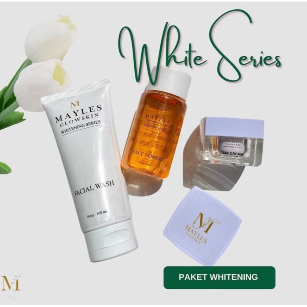 Jual MAYLES GLOW SKIN WHITENING PAKET LENGKAP,PAKET PELAJAR DAN SERUM ...