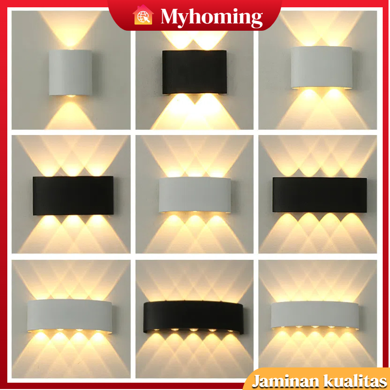 Jual Lampu Dinding Taman Outdoor COB 4 MATA 6 MATA 8 MATA / LED Wall ...
