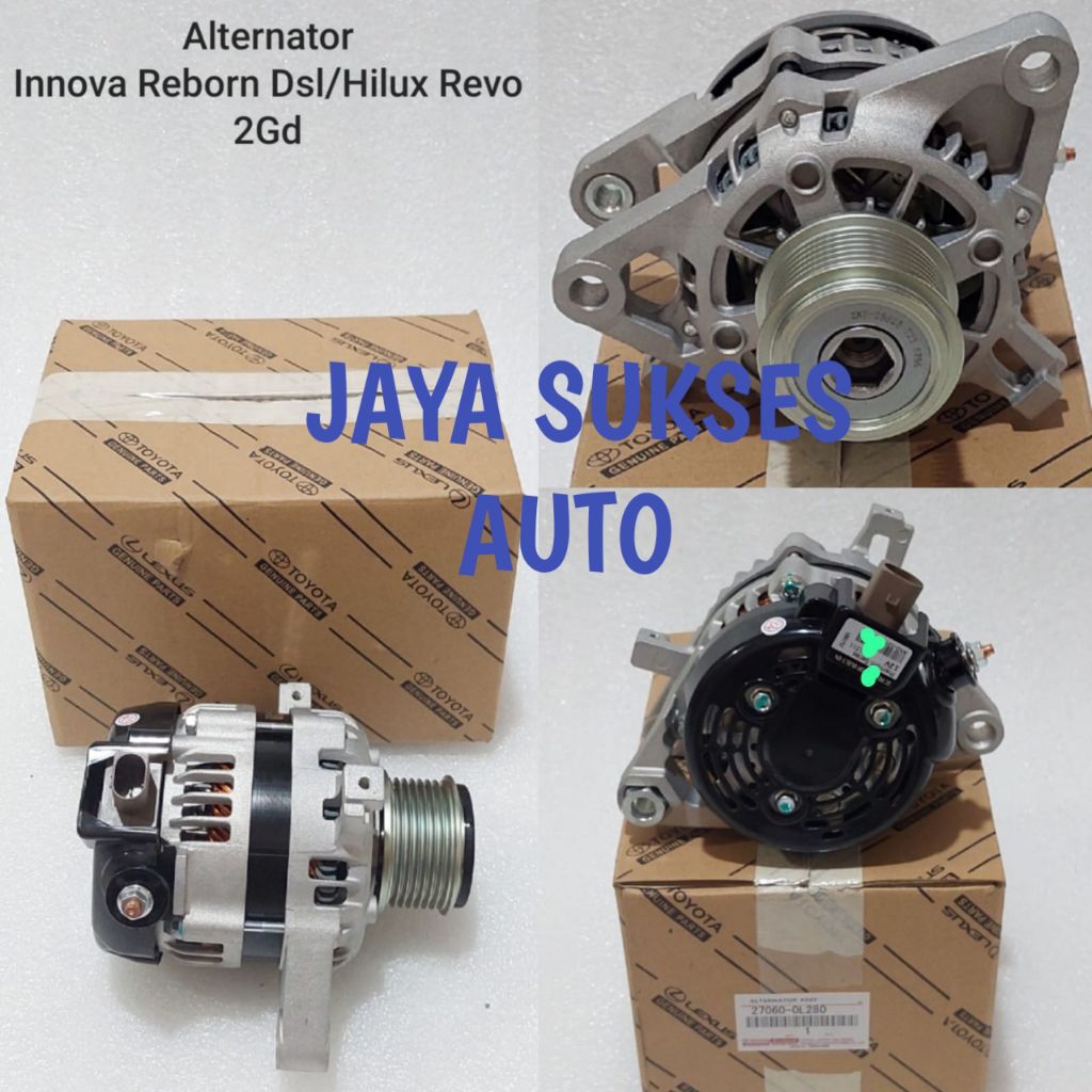 Jual Alternator Dinamo Starter Toyota Innova Reborn Diesel Hilux Revo ...