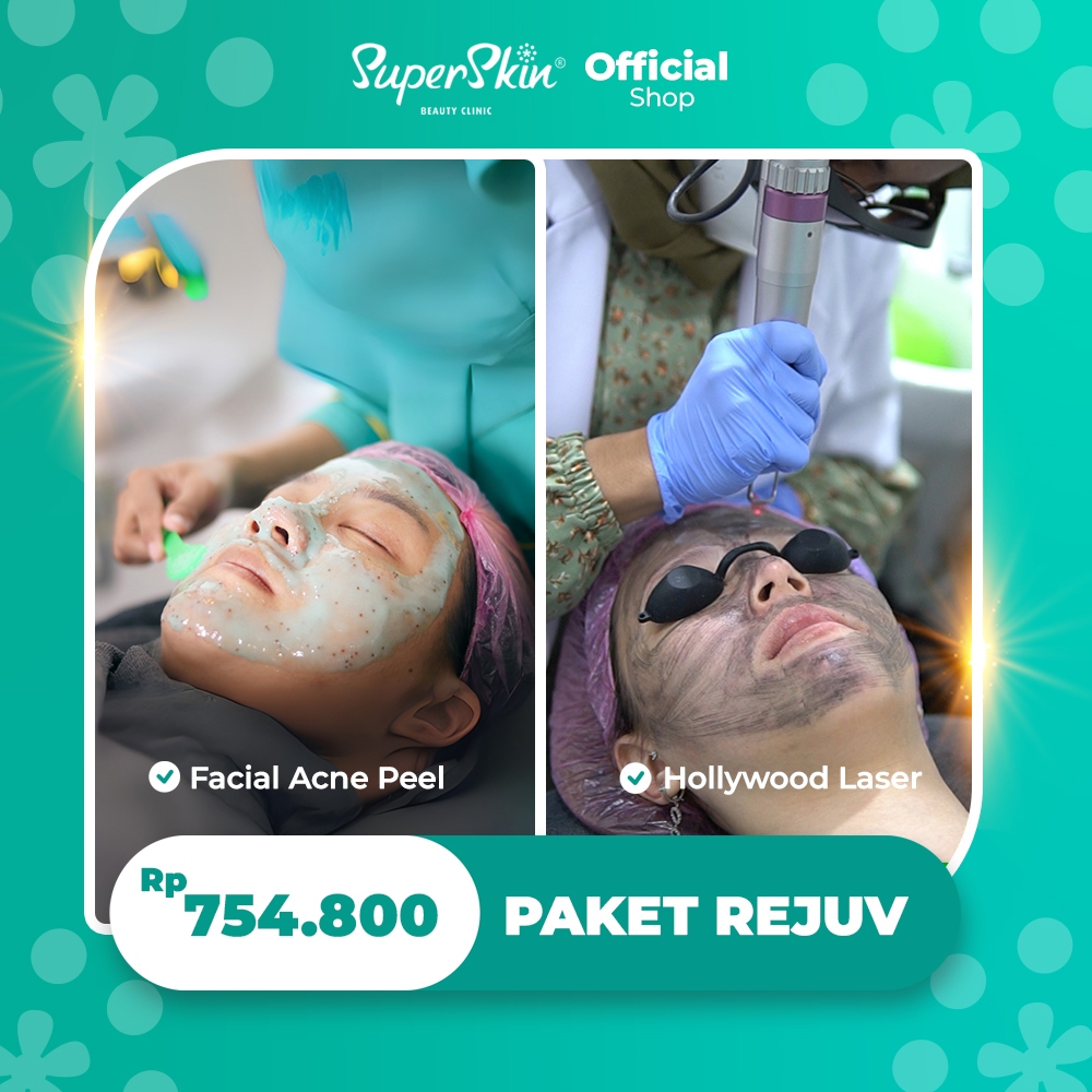 Jual Superskin Paket Rejuv: Hollywood Laser, Facial Acne Peel | Shopee ...