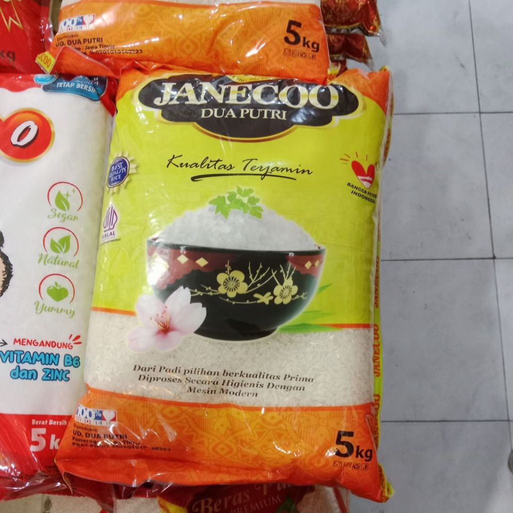 Jual Beras Janecoo kemasan 5kg | Shopee Indonesia