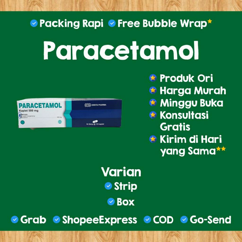 Jual [PARACETAMOL] Paracetamol Tablet | Paracetamol Strip | Paracetamol ...