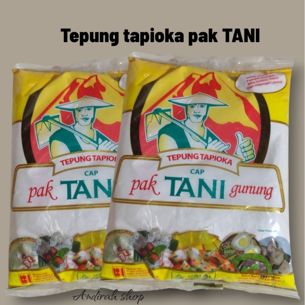 Jual TEPUNG TAPIOKA pak TANI Gunung 500gr | Shopee Indonesia