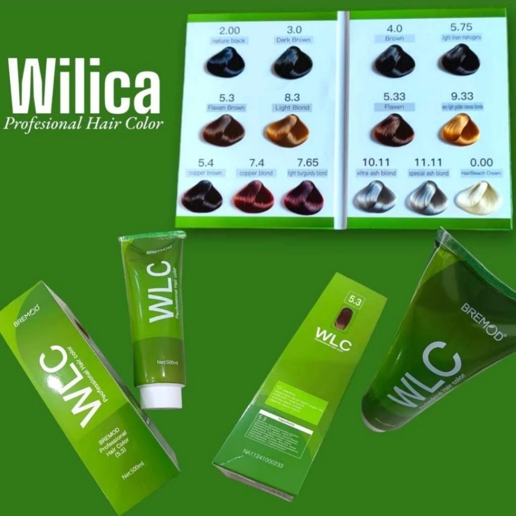 Jual WLC Wilica Professional Hair Color 500ml | Shopee Indonesia