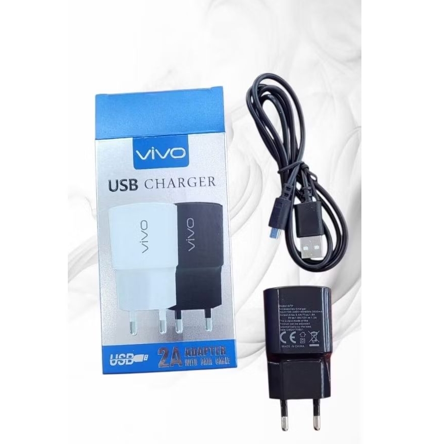 Jual BATAM GROSIR CAS HP VIVO V8 MICRO USB 2A ADAPTER CHARGER CABLE ...
