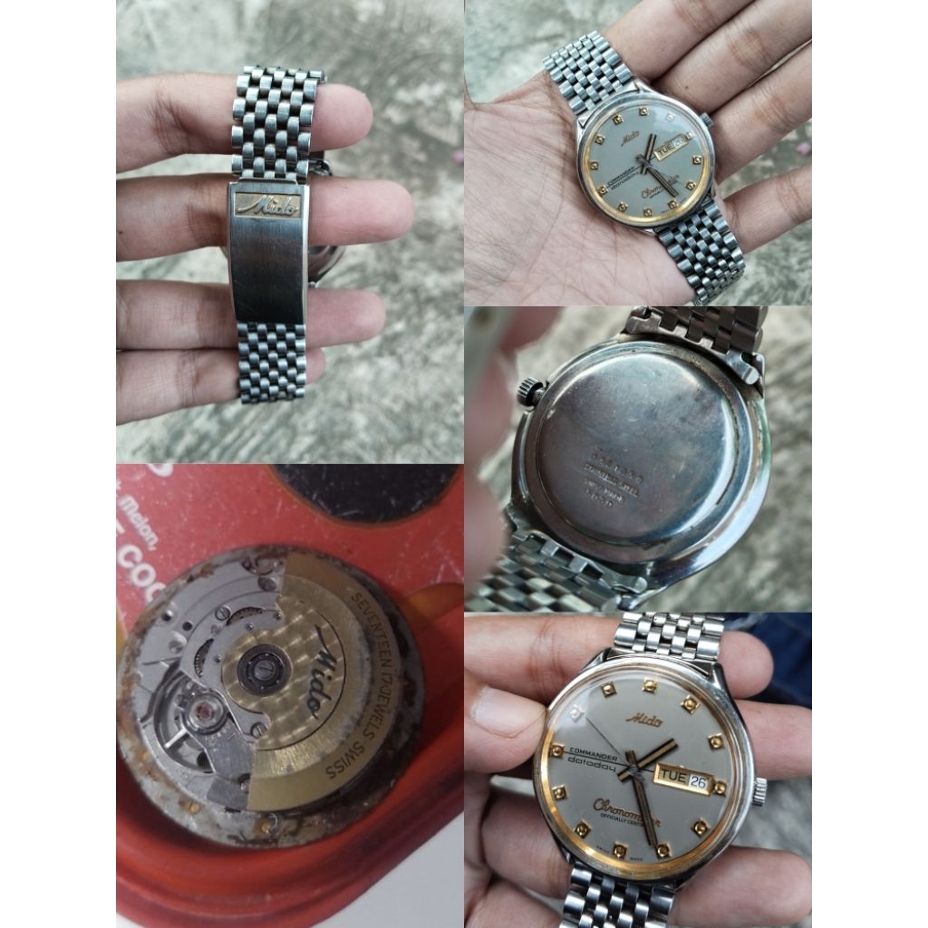 Jual jam mido vintage otomatis mido commander | Shopee Indonesia