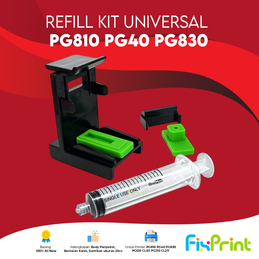 Jual Refill Kit Universal Canon 810 811 Tool Kit Penyedot Tinta ...