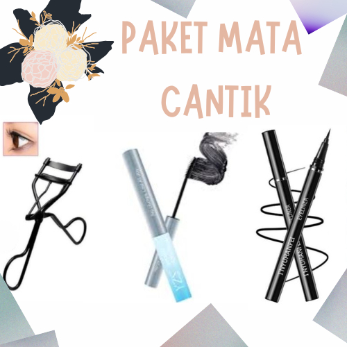 Jual Paket mata Cantik 3in1 Mascara eyeliner dan penjepit bulu mata ...