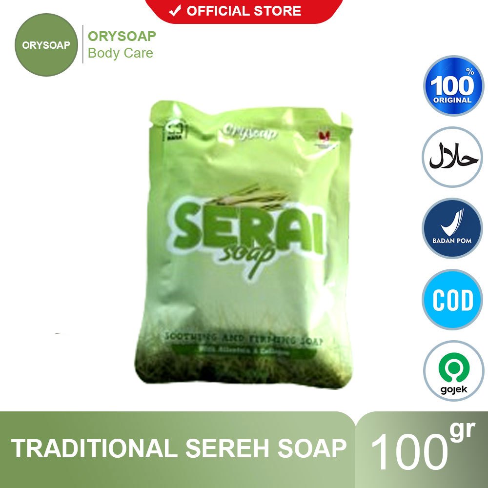Jual ORYSOAP Sabun Serai Nasa Original Mengatasi flek hitam, jerawat ...