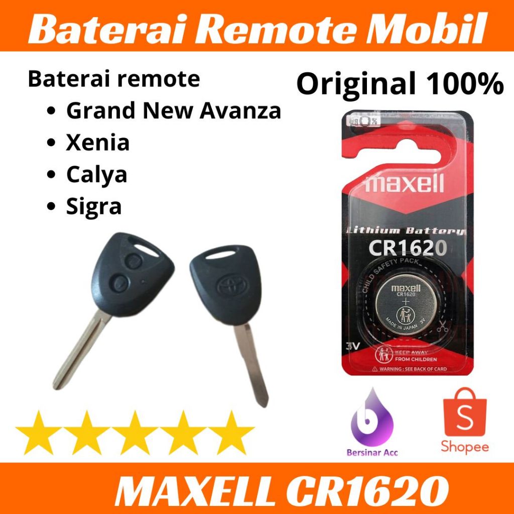 Jual Battery batery baterai remote Grand New Avanza, Xenia, Calya ...