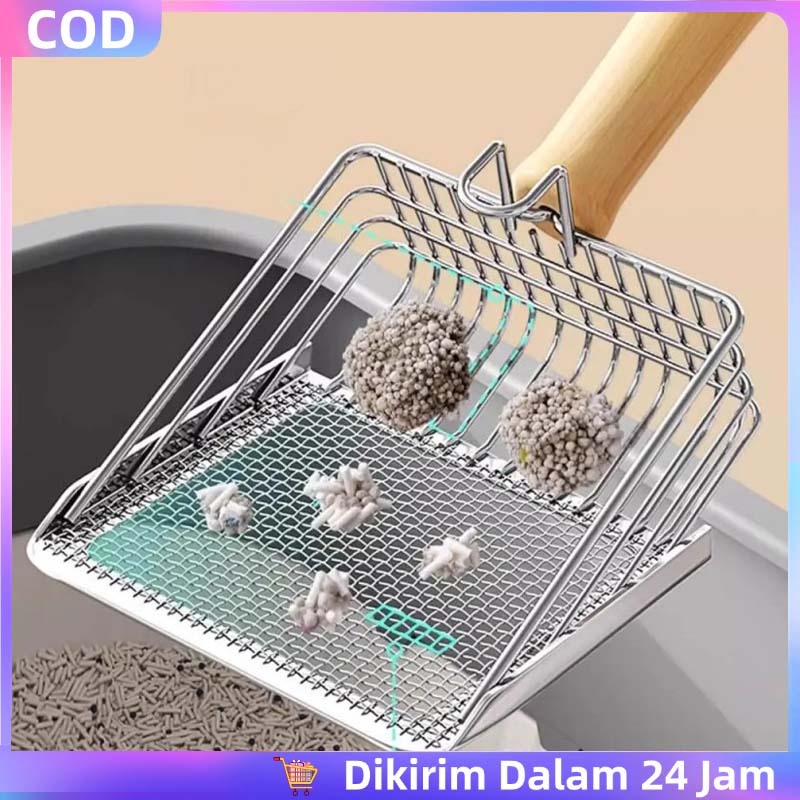 Jual Serok Pasir Kucing Stainless / Sekop Pasir Kucing Besar / Alat Cat ...