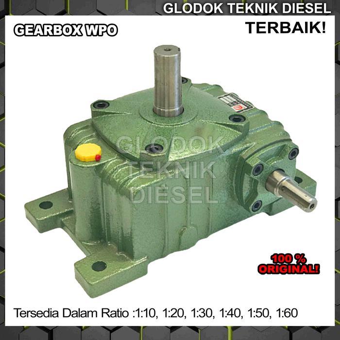 Jual MESIN GEARBOX WPO 120 Ratio 1:10 - 1:60 SPEED REDUCER GEAR BOX WPO ...