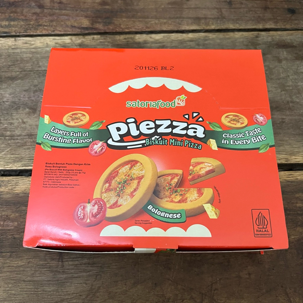 Jual Piezza Biskuit Mini Pizza BOLOGNESE / BEEF PEPPERONI / TRUFFLE ...