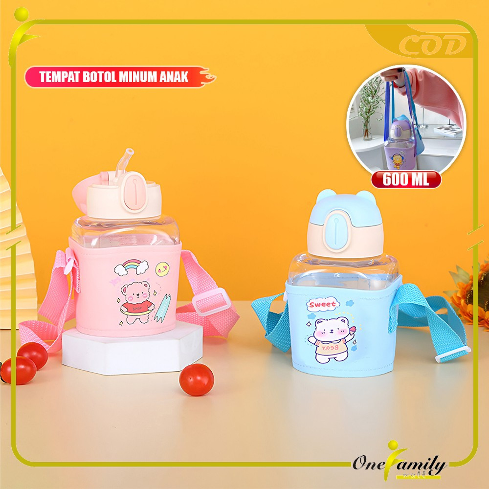 Jual ONE-C469 Botol Minum Anak Karakter 600ML Tempat Minum Anak TK Lucu ...