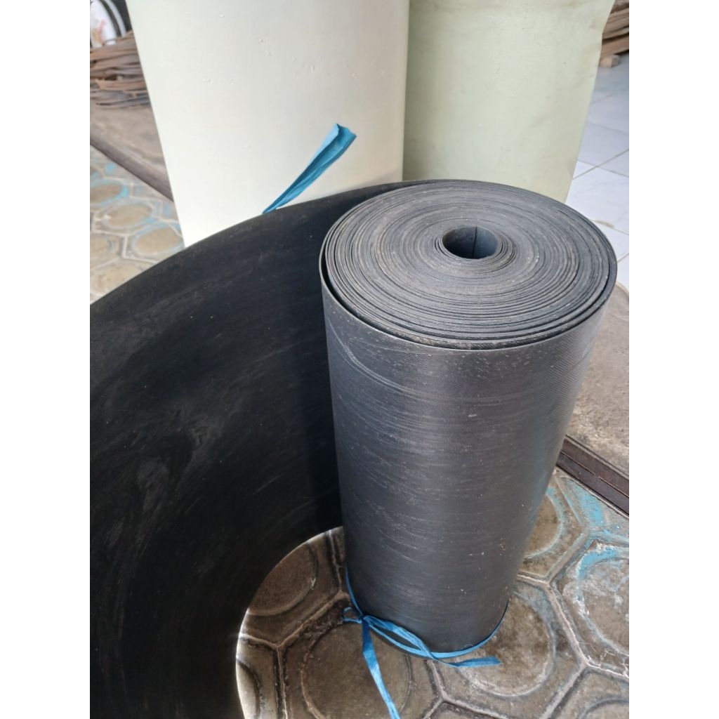 Jual talang karet hitam tebal tahan air lebar 50 cm, 60 cm, 70cm, 80 cm ...