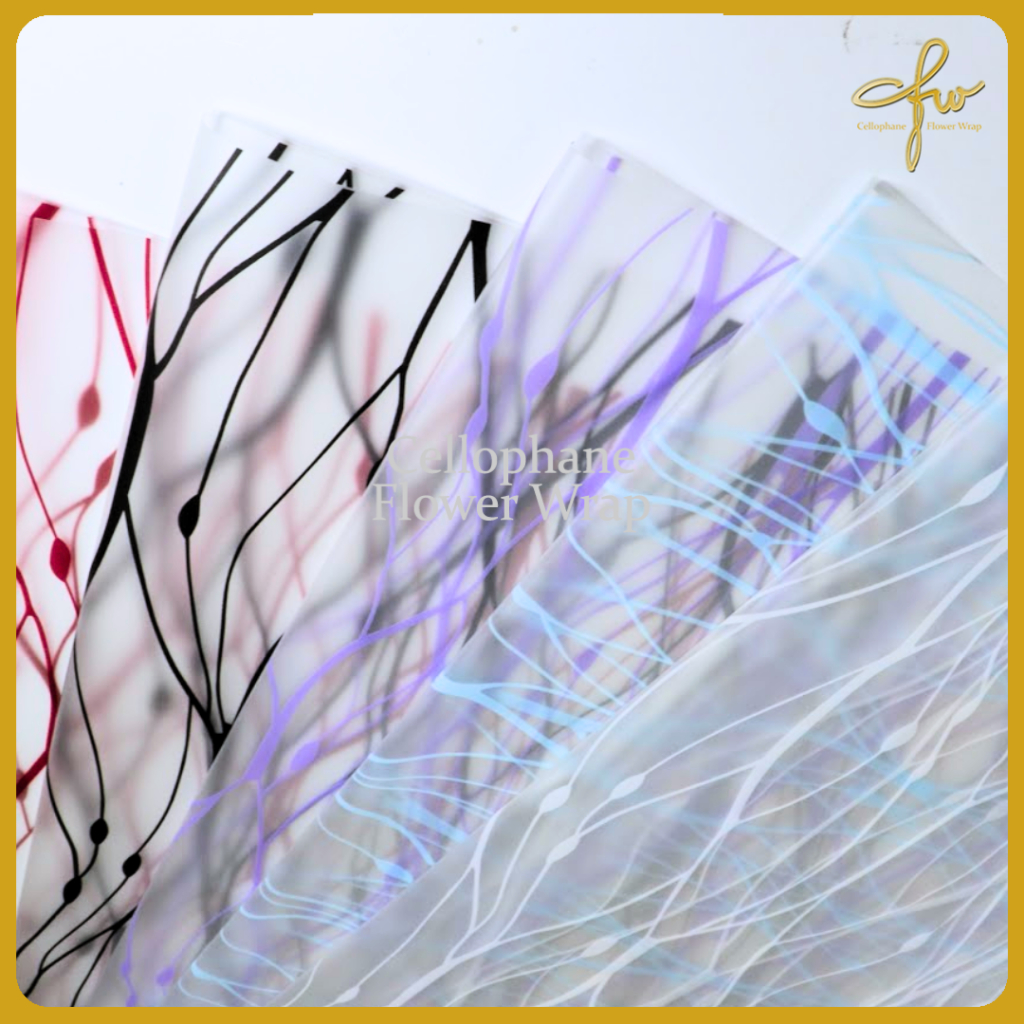 Jual Kertas Buket Layered Line Cellophane Flower Wrapping | Shopee ...