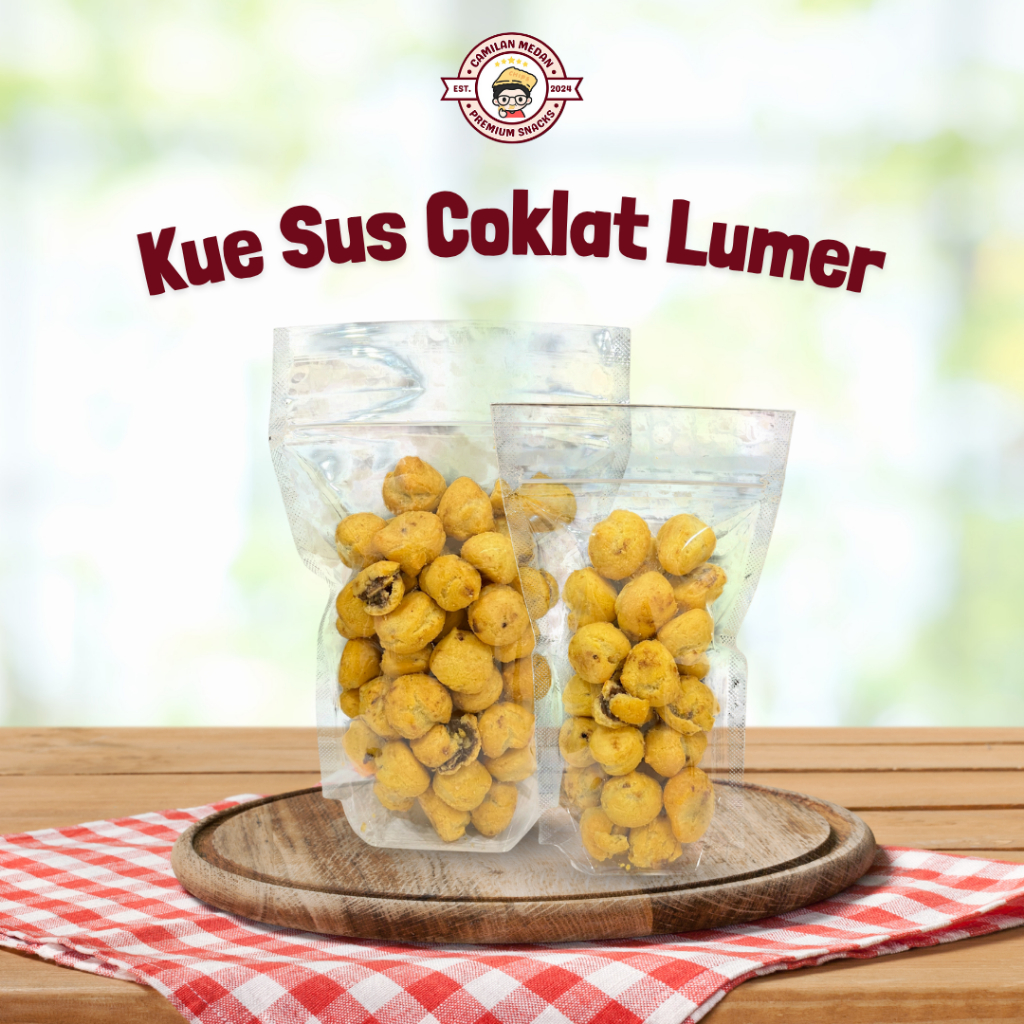 Jual Kue Soes Duosus 100gr Isi Coklat Sus Lumer Premium Snack Camilan ...