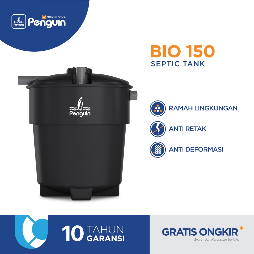 Jual Penguin Biorotech BIO-150 Kapasitas 1500L Septic Tank Toren ...