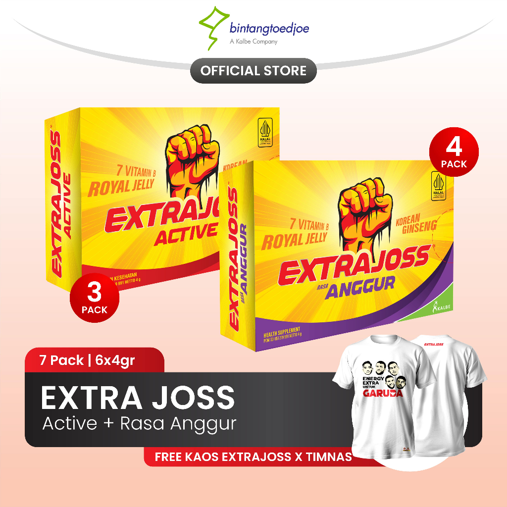 Jual [SPECIAL BUNDLING] Extra Joss Active 3 Pack + Extra Joss Laki ...