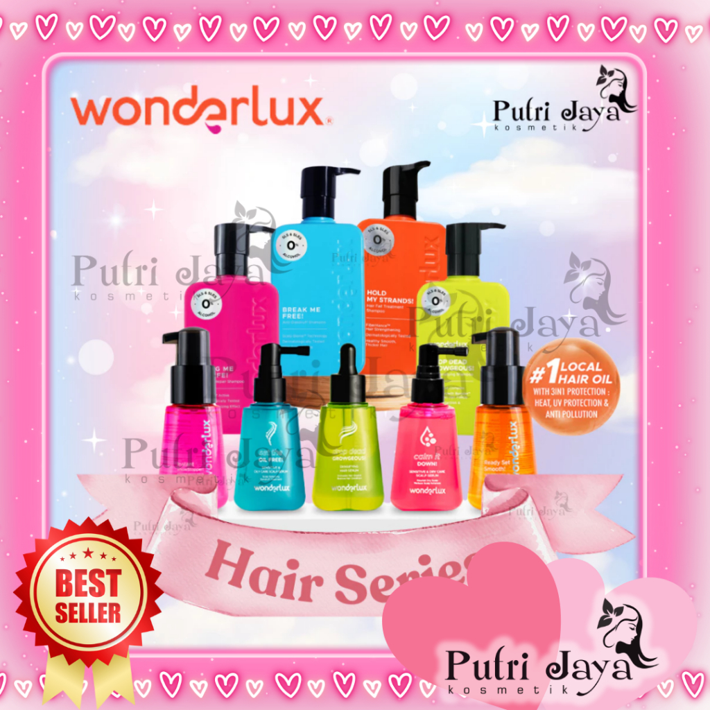 Jual WONDERLUX Hair Care Series | Shampoo / Hair Oil Serum | Calm It ...