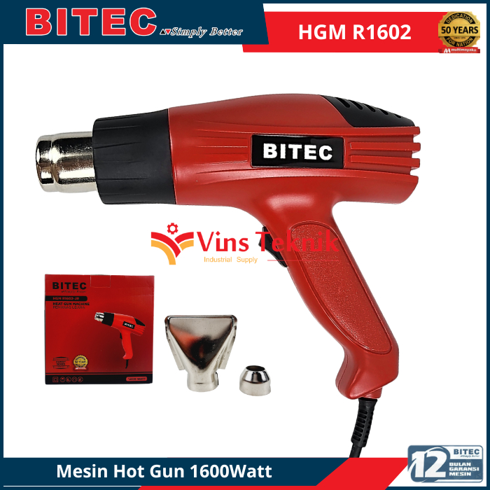 Jual BITEC HGM R1602 Mesin Pemanas Hot Gun HotGun Heat Gun HeatGun ...
