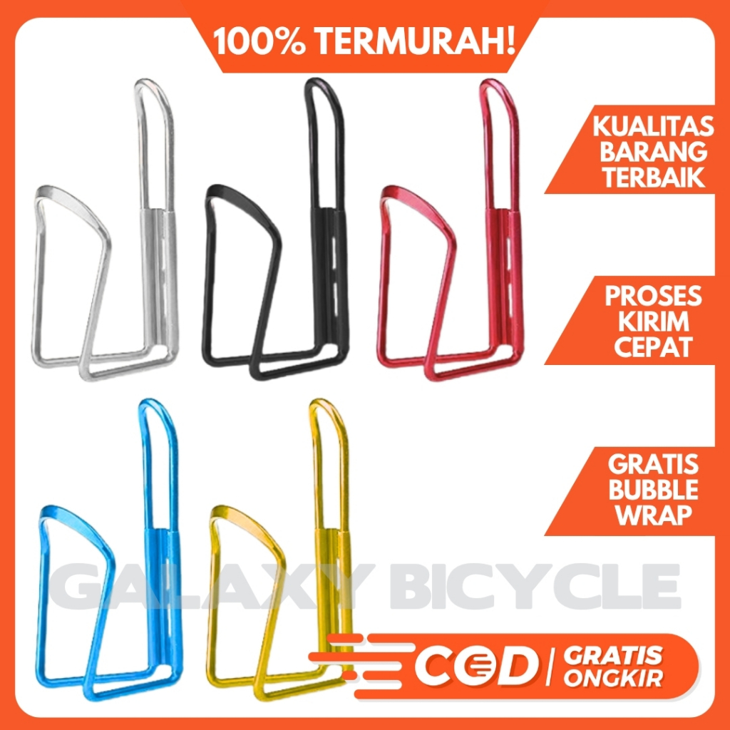 Jual Tempat Botol Minum Sepeda Alumunium Alloy Bottle Cage Holder Botol ...