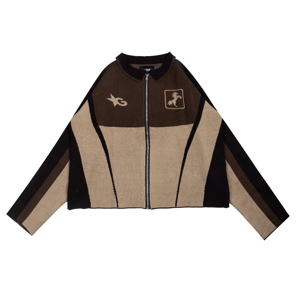Jual Gozeal | Knitwear Racing Boxy | Pegasus | Shopee Indonesia