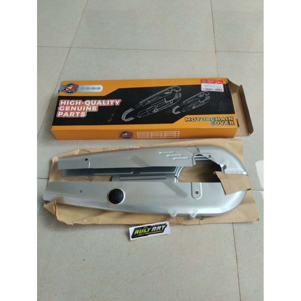Jual ketengkas / cover tutup rantai wave 110i new /,revo fit , revo fi , supra x 125 fi new ...