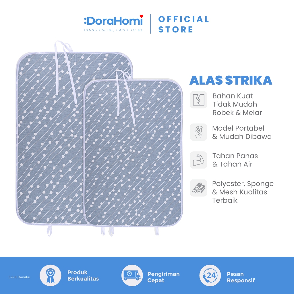 Jual DoraHomi Alas gosokan setrika setrikaan gosok Baju Pakaian tahan ...